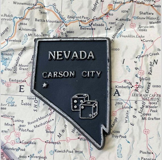 1970s Nevada Refrigerator Magnet Vintage Magnet Nevada | Etsy