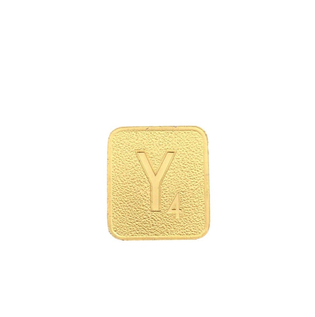 24k Gold y Scrabble Tile Vintage Scrabble Tile - Etsy