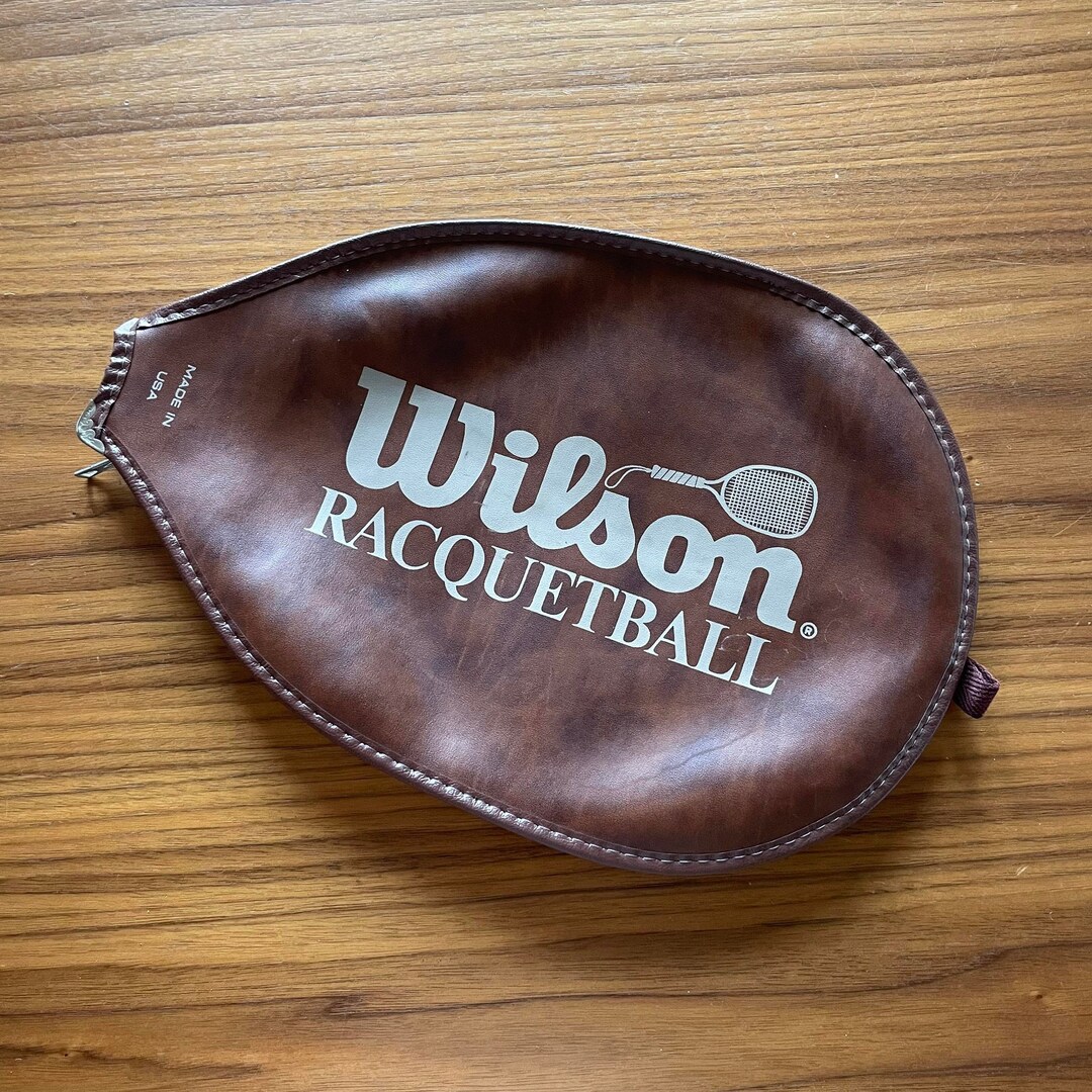 Wilson Racquetball Racket Cover, Vintage, Made in USA, Vintage ...