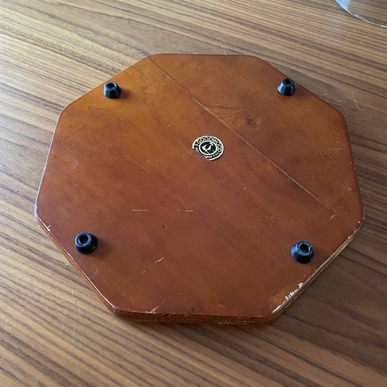 Vintage 1970s Goodwood Octagon Cheese Charcuterie Footed Tray With ...