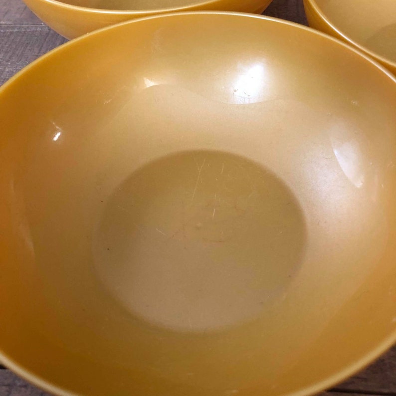 Golden Tupperware Bowls Vintage Tupperware Cereal Bowls - Etsy