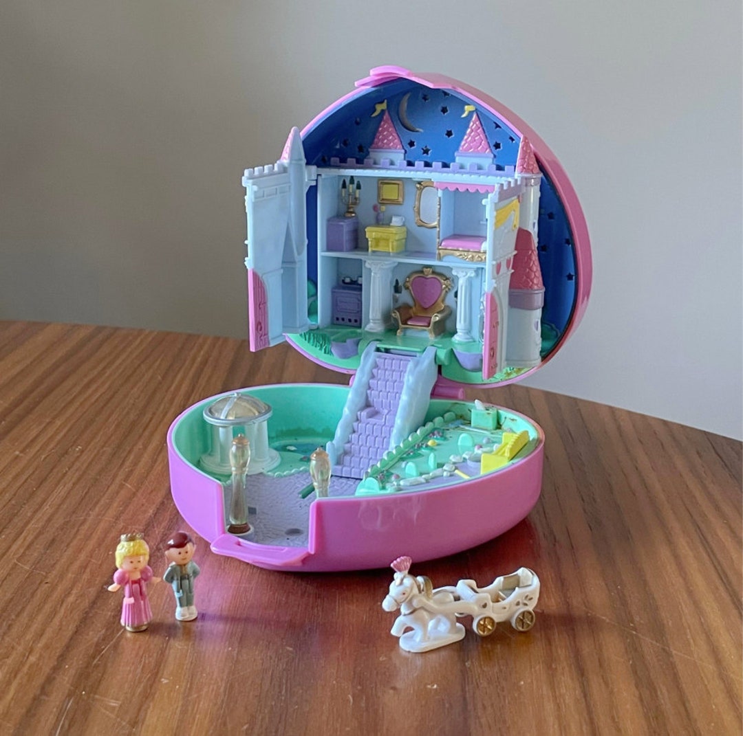 1992 Starlight Castle Polly Pocket Compact Pink Polly Pocket Polly 1992 Starlight Castle Polly Pocket Compact Pink Polly Pocket Polly