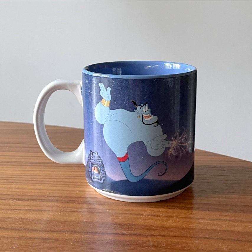 Vintage Aladdin Mug Walt Disney Disney Jasmine Genie - Etsy