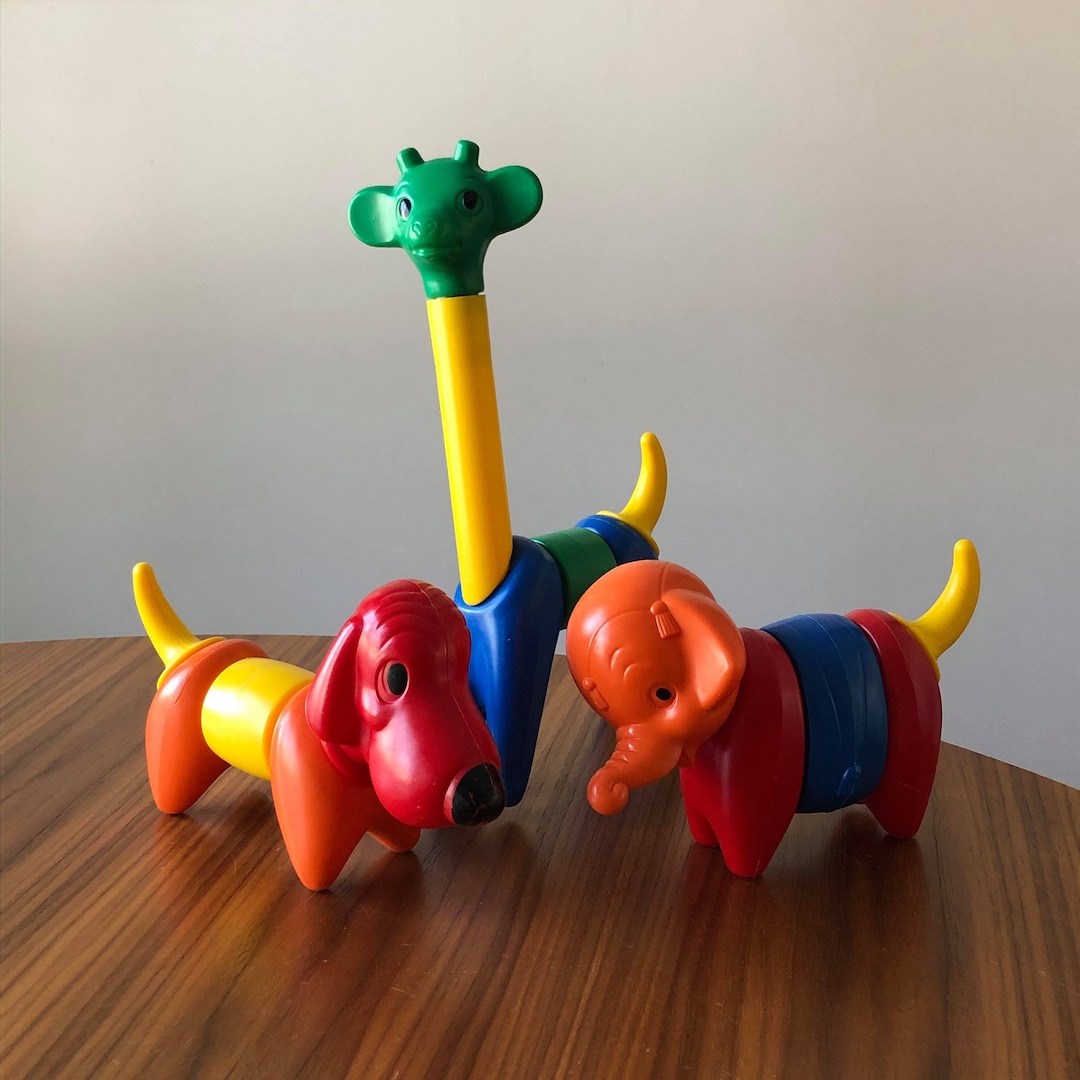 Complete! TUPPERWARE Toys: Zoo It Yourself, 1960s, Vintage Tuppertoys ...