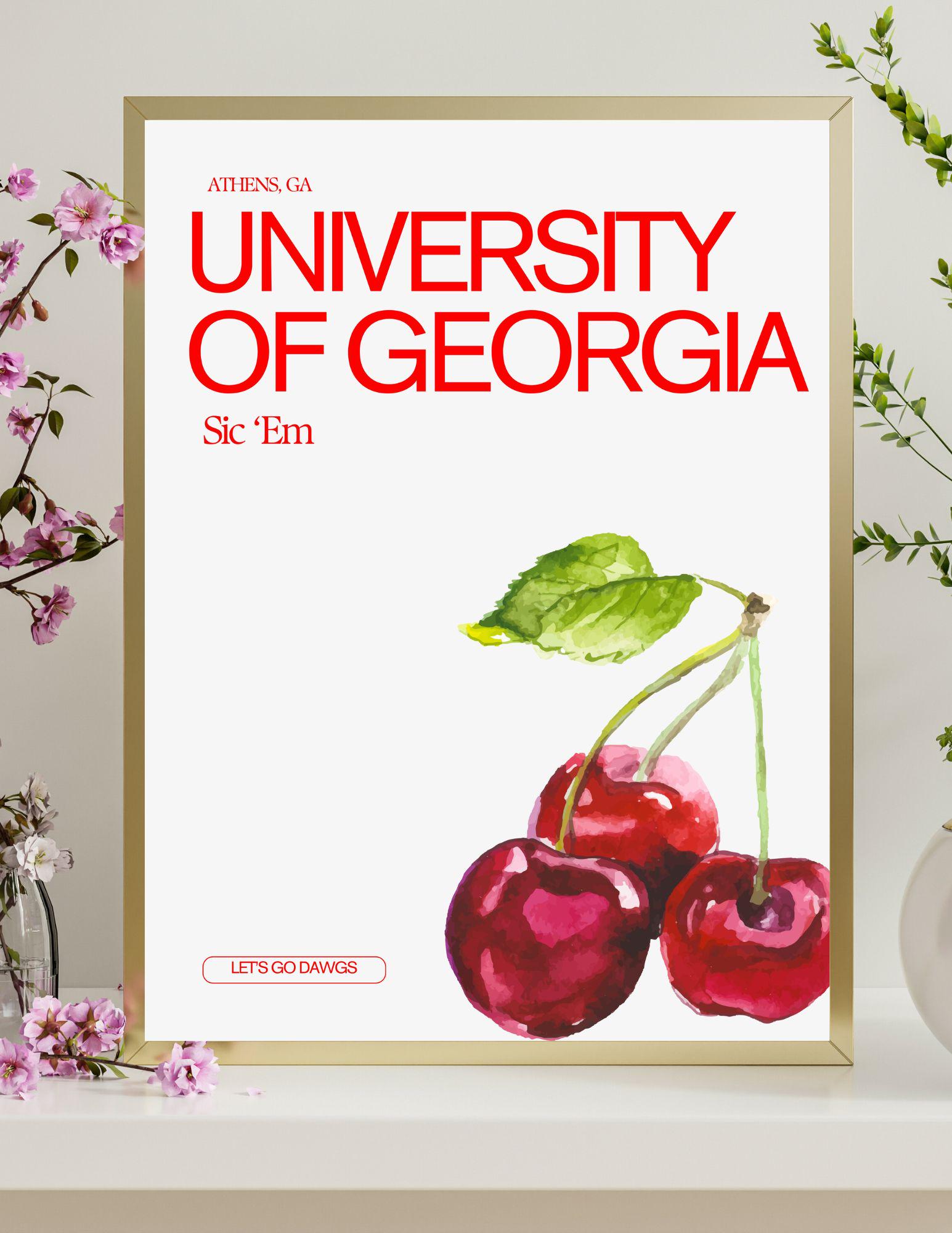 University of Georgia Bulldogs 6 Digital Downloads / Dawgs / Print / Georgia Football / UGA ...