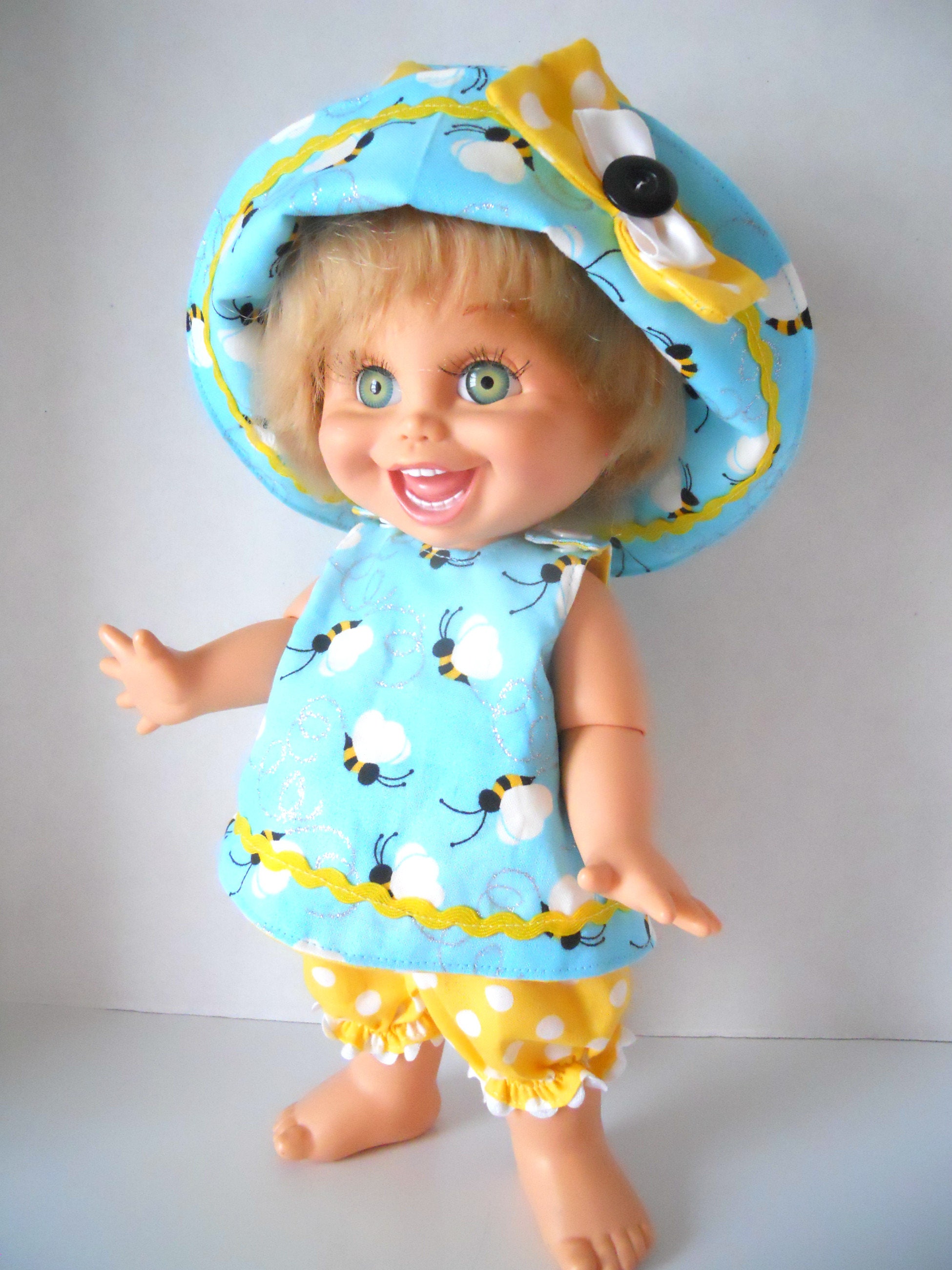 Galoob Baby Face 13 Inch Doll Clothes Summertime Fun Three Piece Set ...