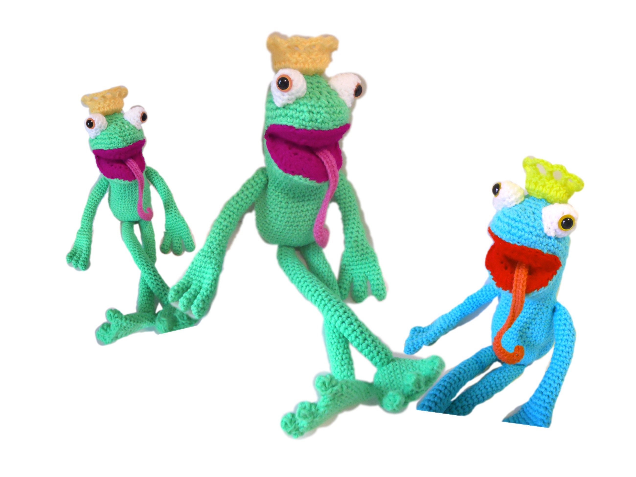 Frog Prince Crocheted Toy PDF Instant Download | Etsy