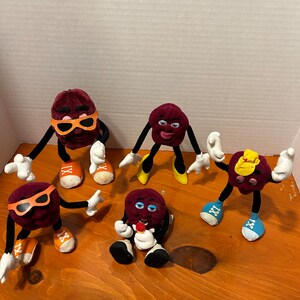 California Raisins Plush Toys - Etsy