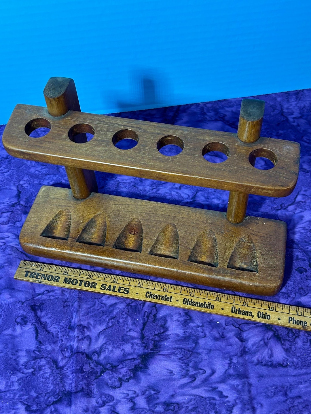 Wood Pipe Stand - Etsy