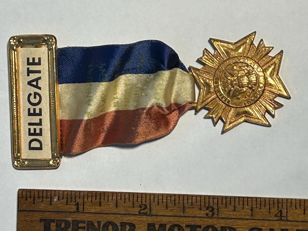 VFW Red, White and Blue Delegate Ribbon - Etsy