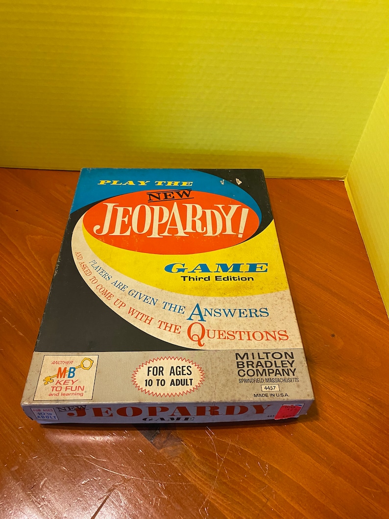 Vintage New Jeopardy Game - Etsy