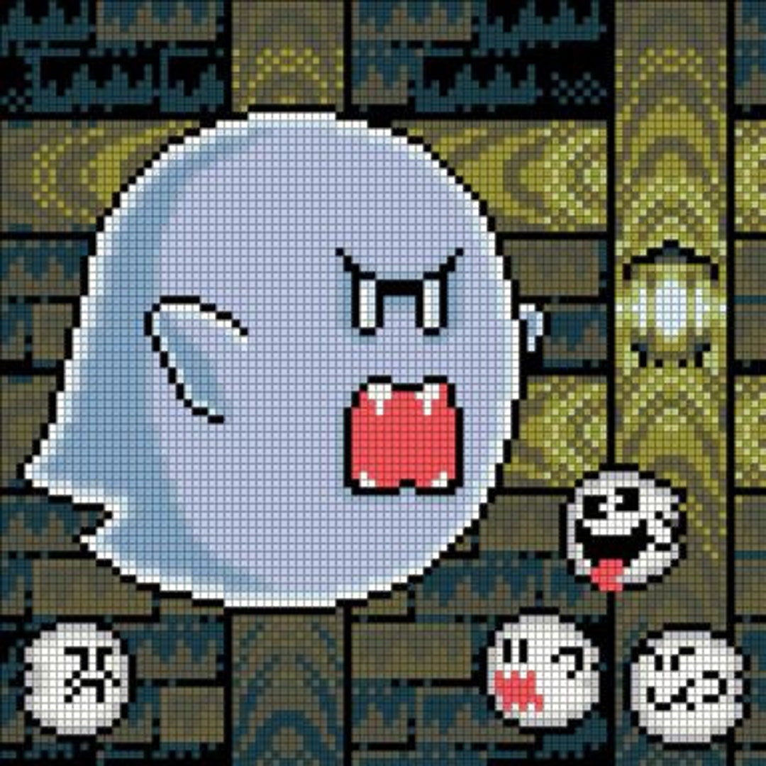 Super Mario World BIG Boo - Etsy