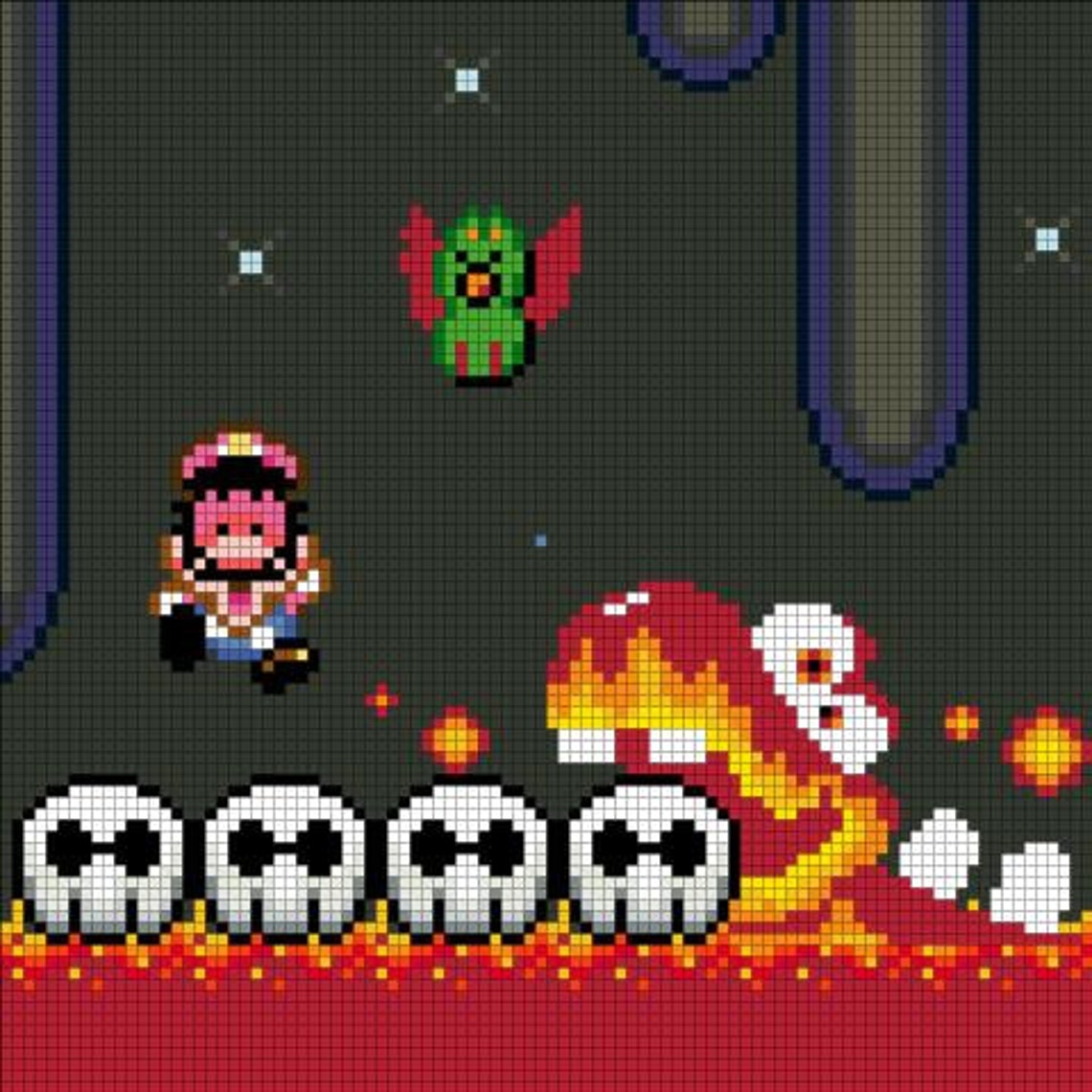 Super Mario World Blaarg - Etsy