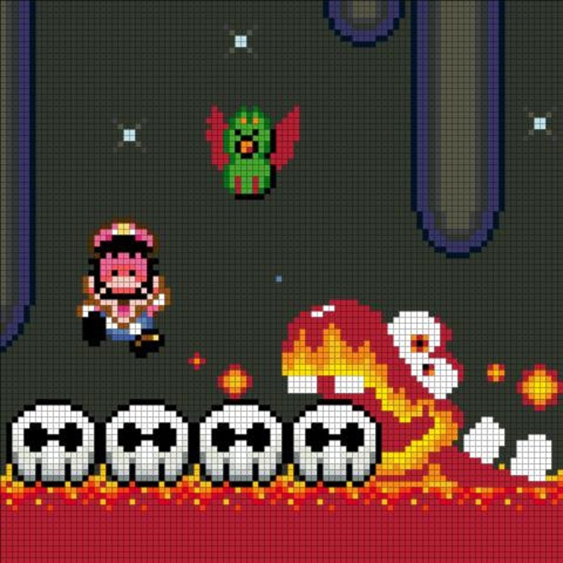 Super Mario World Blaarg - Etsy