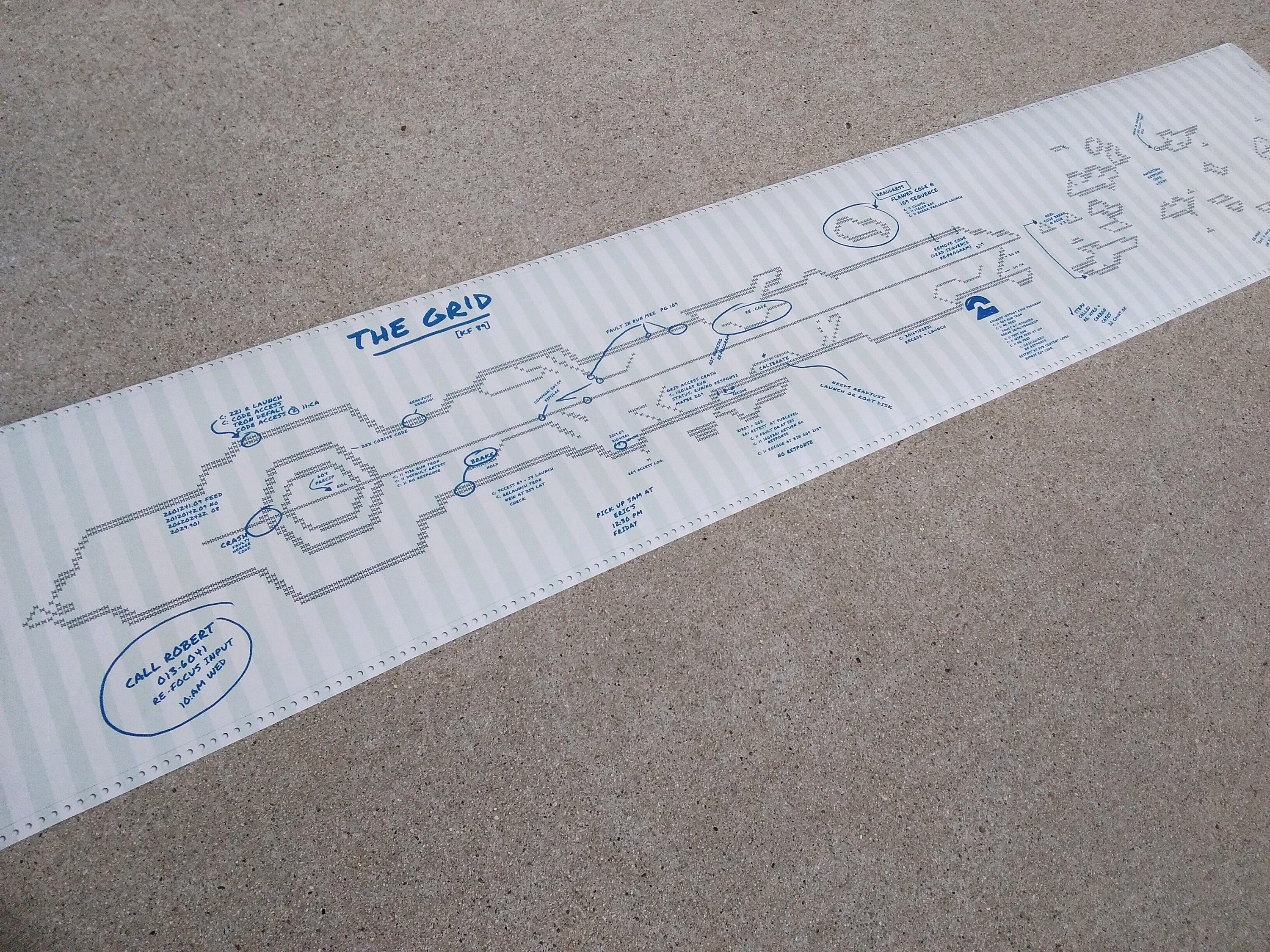 TRON Legacy DOT Matrix Grid Map - Etsy