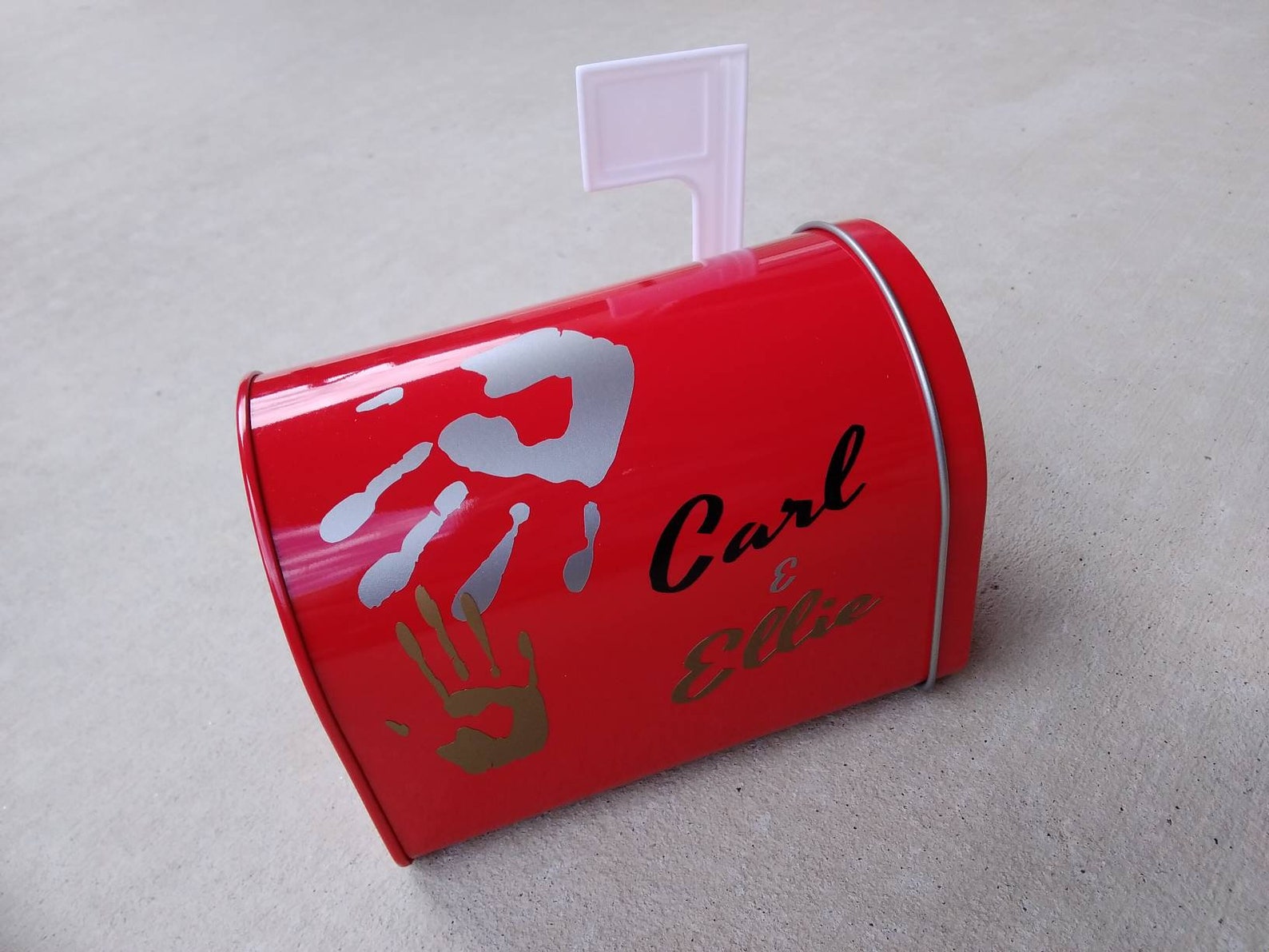 Up Inspired Carl and Ellie Mailbox Tin Trinket / Jewelry Box - Etsy