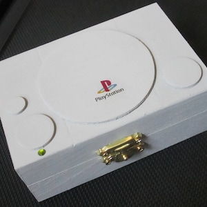 Playstation One Game Console Facsimile (miniature) Trinket / Jewelry ...