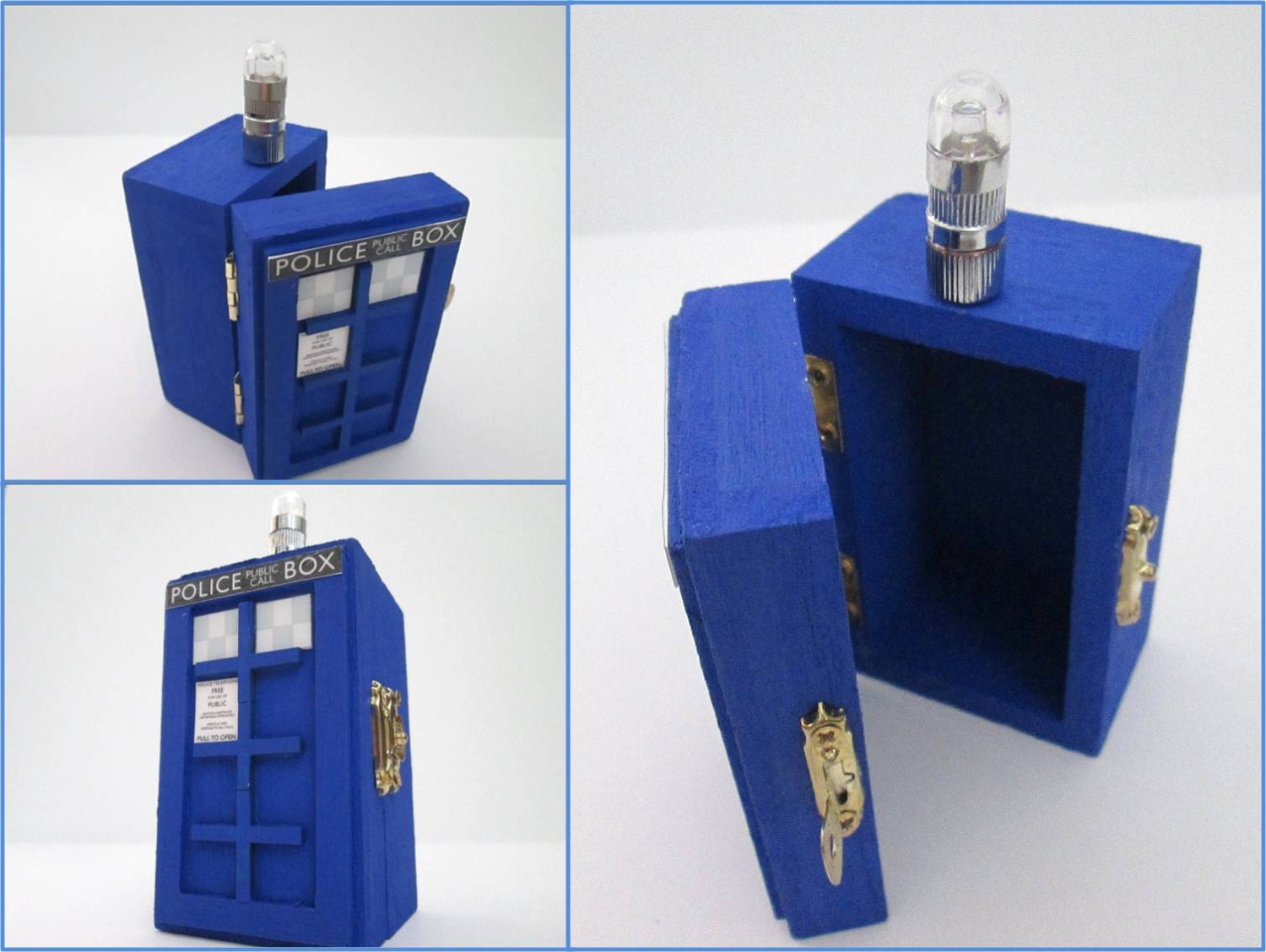 Doctor Who dr Who Inspired Light up Tardis police Box | Etsy