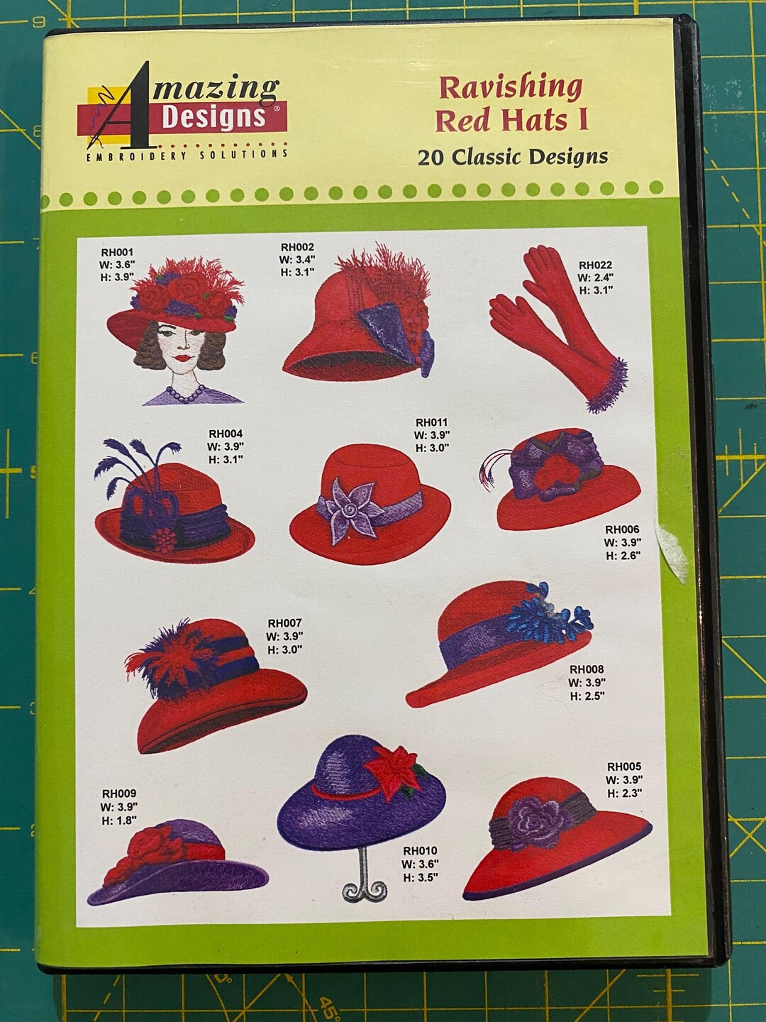 Amazing Designs "ravishing Red Hats 1" - Etsy
