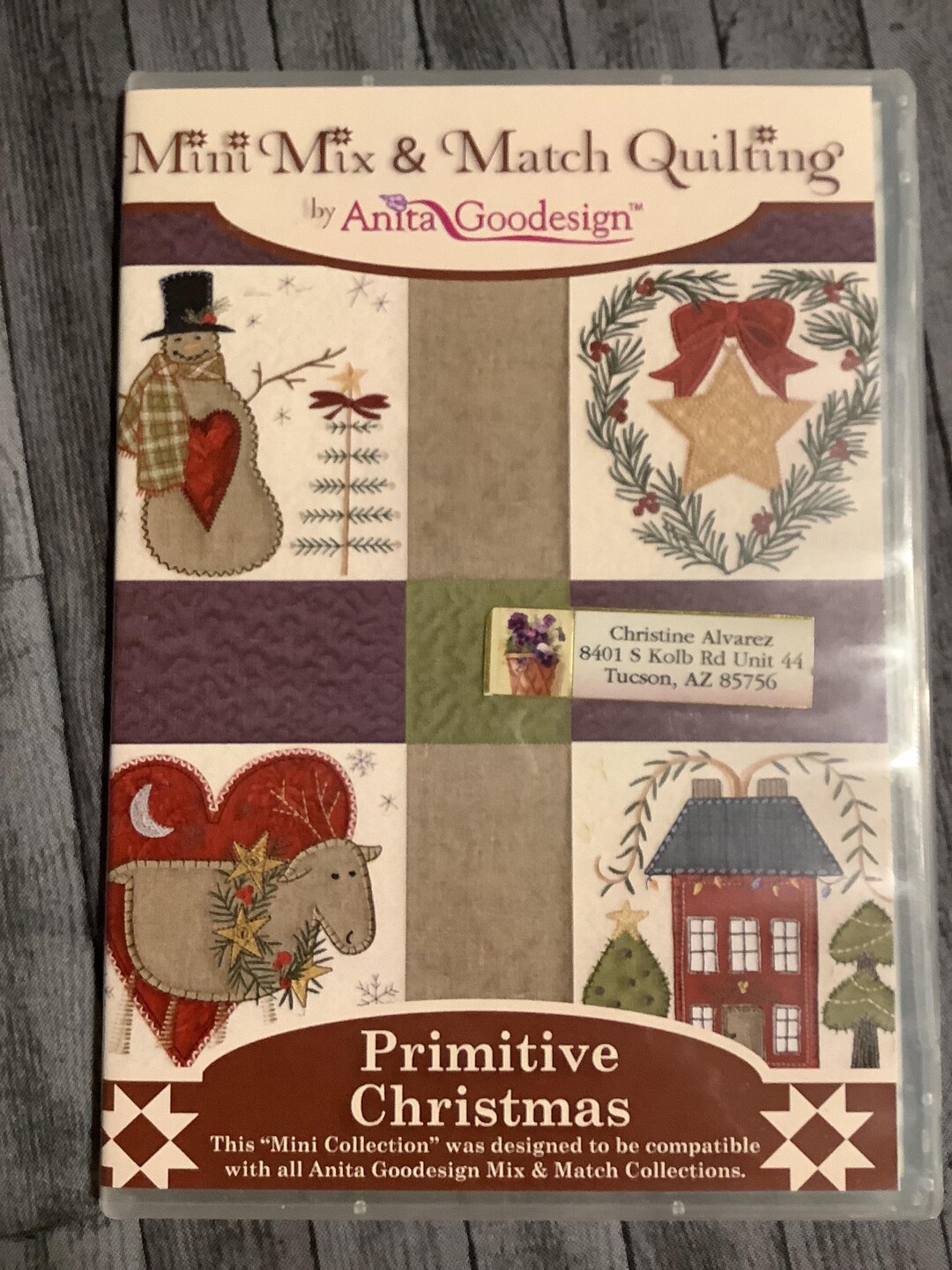 Anita Goodesign Mini Mix & Match Quilting Titled Primitive Christmas - Etsy