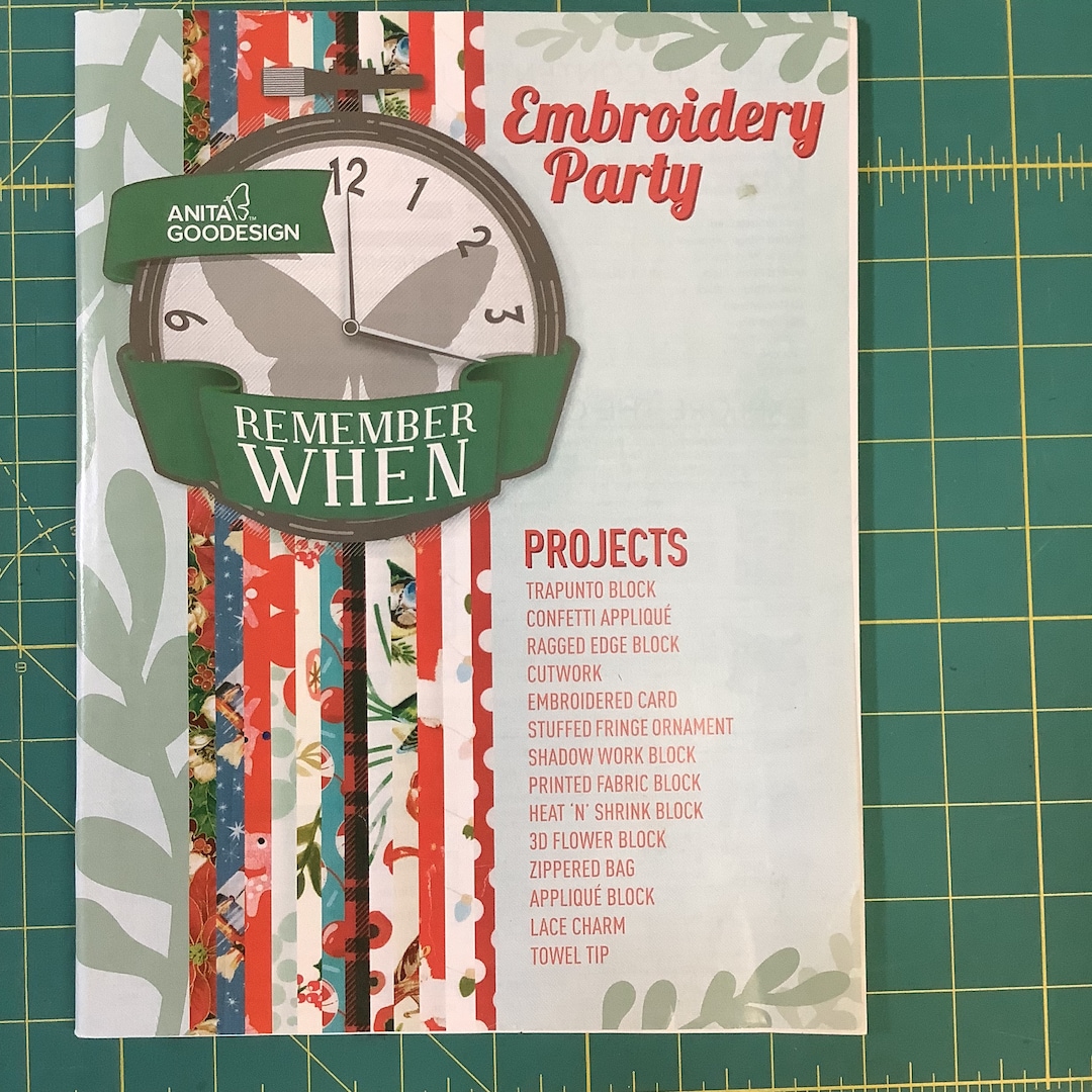 Anita Goodesign Embroidery Party Project Book (14 Projects/techniques ...