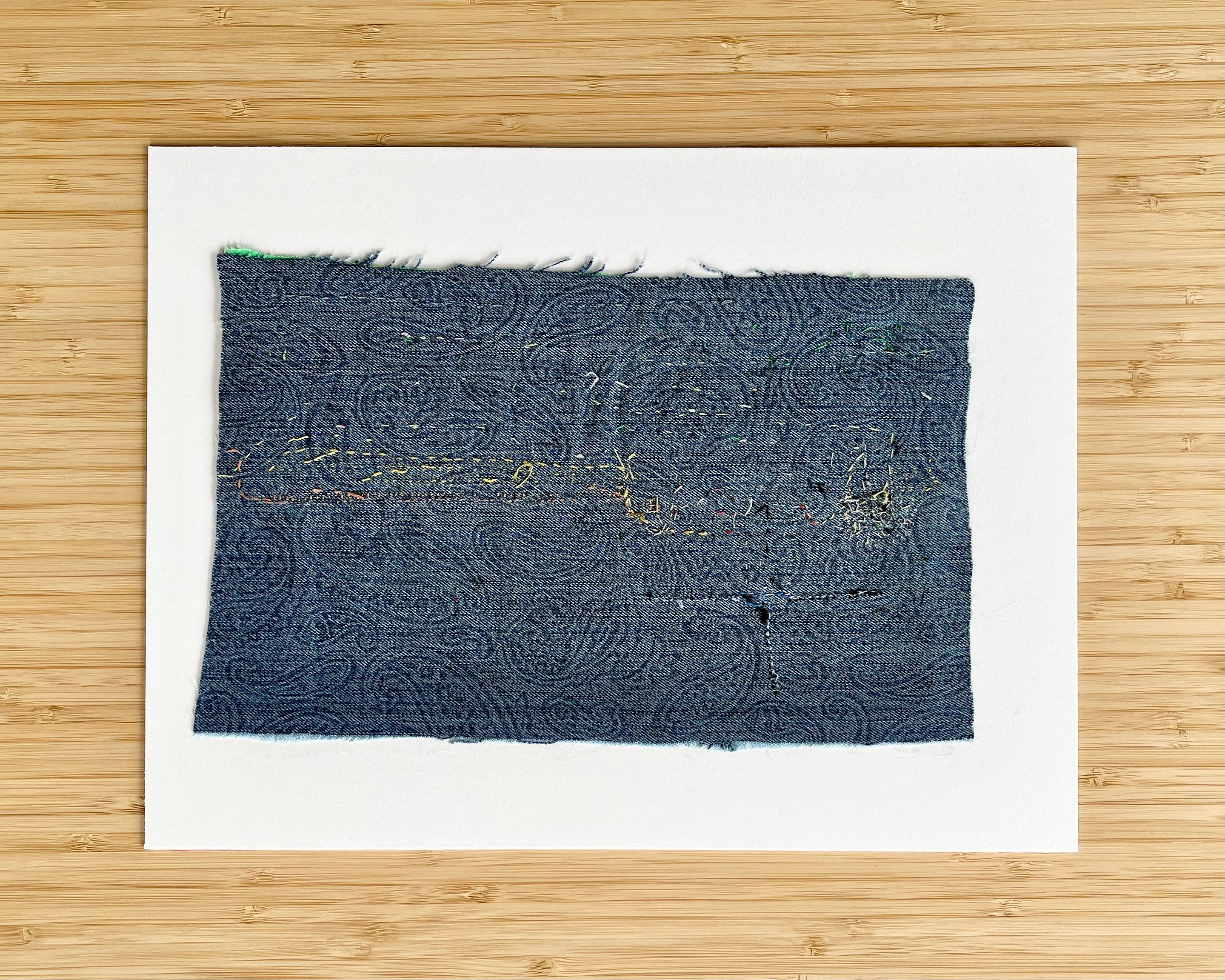 Windmill Textile Art Dutch Landscape Artwork Hand Embroidery Artwork ...