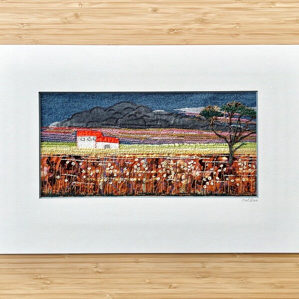 Framed Textile Art - Etsy