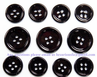 Black Tuxedo Buttons 3 Large 6 Small Buttons Suit Jacket - Etsy