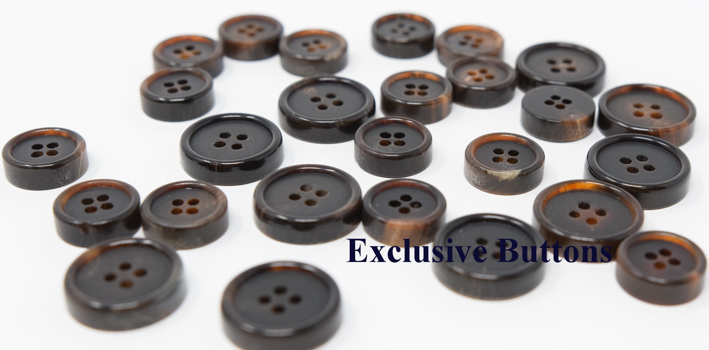 Botones de cuerno marrón oscuro genuinos ultra gruesos para | Etsy