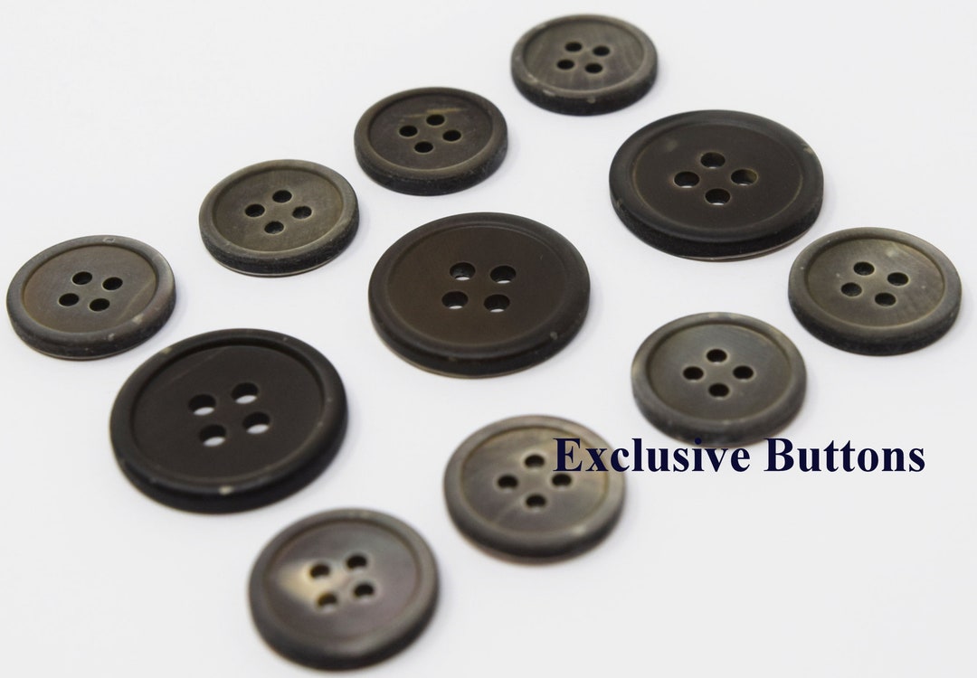 Antique Brass Shell Buttons Set for Suit Jacket, Blazer, or Sport Coat ...