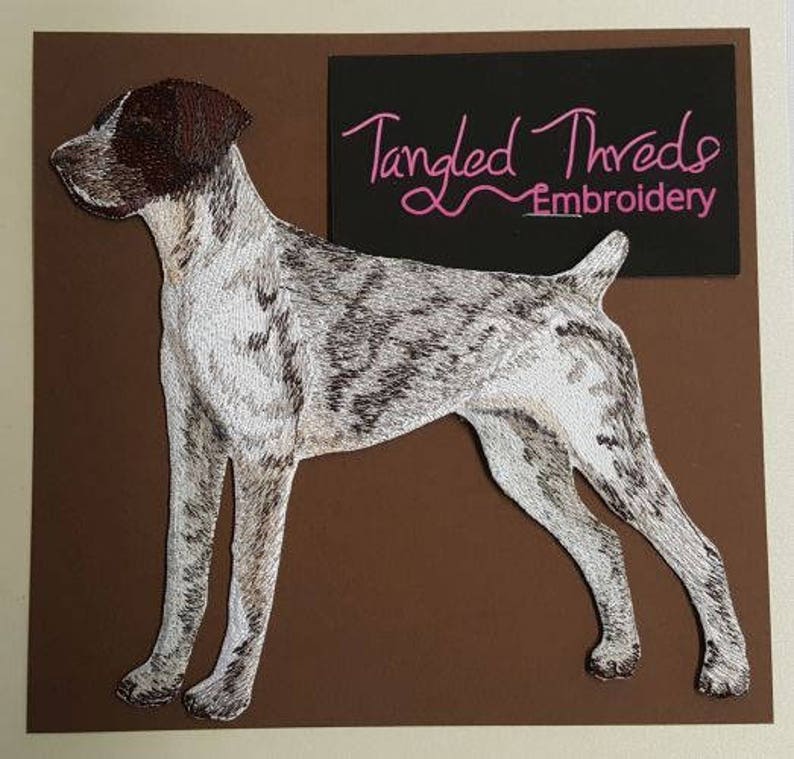 German Shorthaired Pointer Dog Embroidered Patch - Etsy