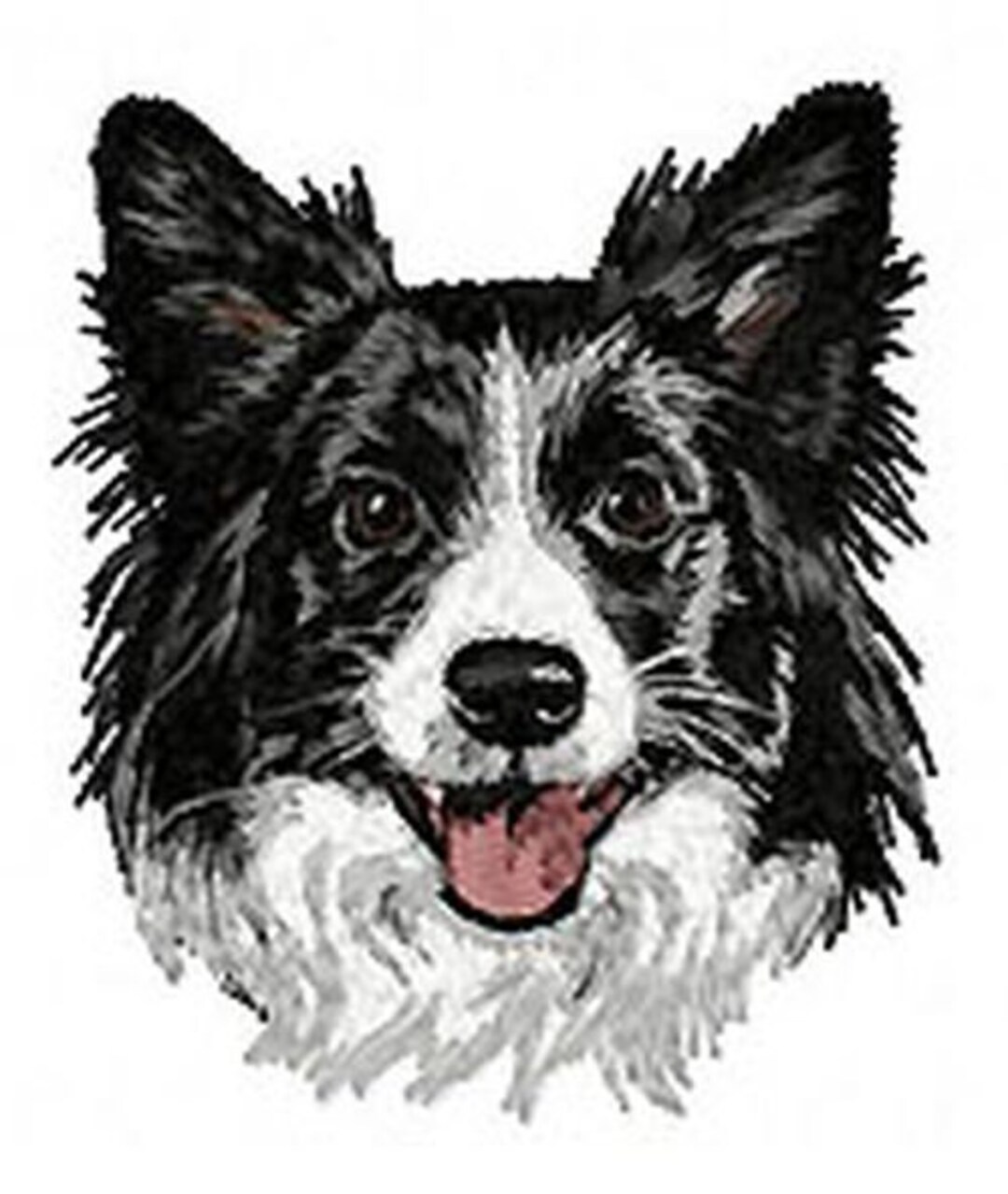 Border Collie Agility Dog Embroidered Patches - Etsy