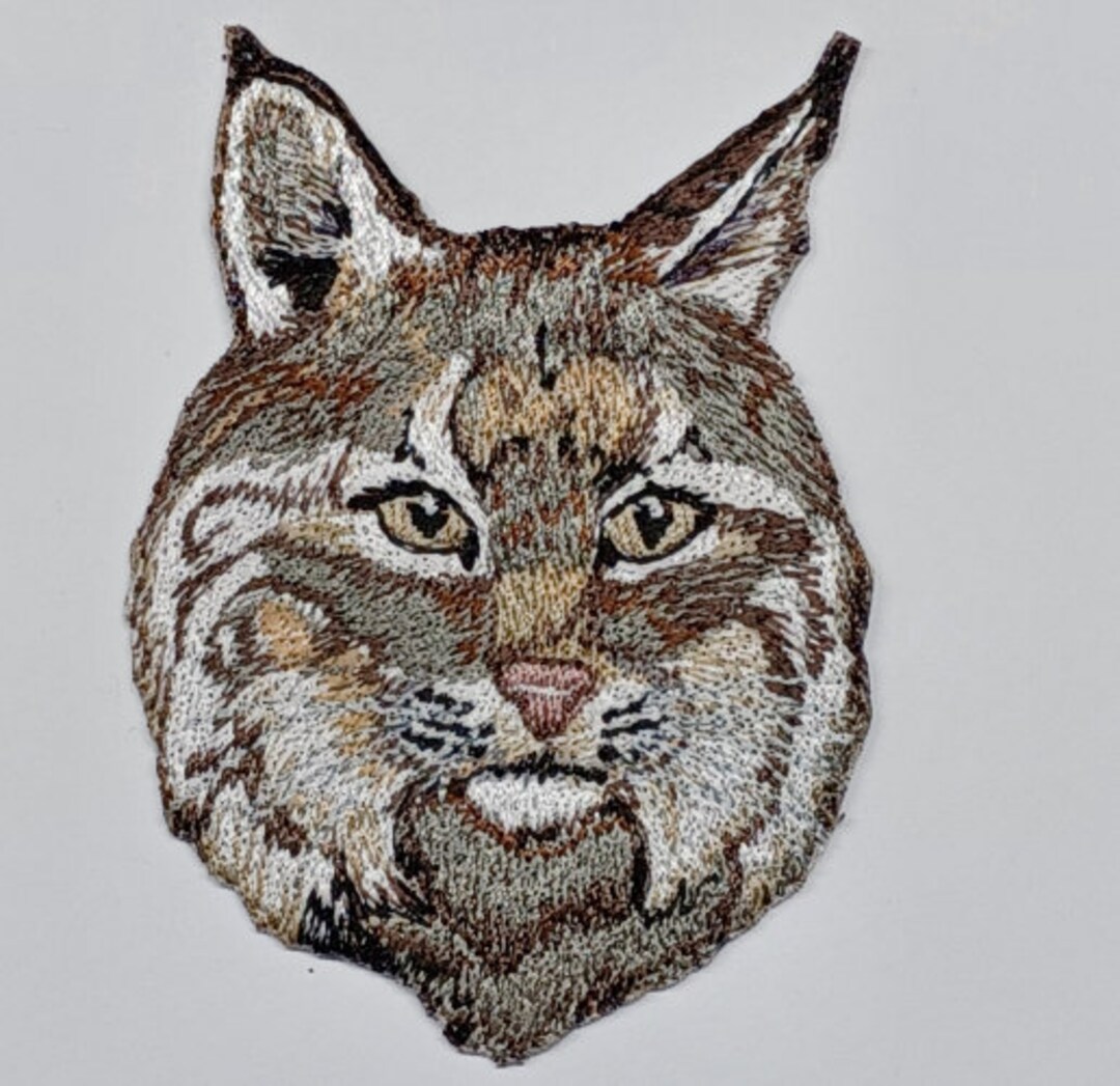 Bobcat, Wildcat, Embroidered Patch Comes in 2" 3" and 4' Size - Etsy