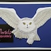 Snowy Owl Flying Embroidered Patch - Etsy