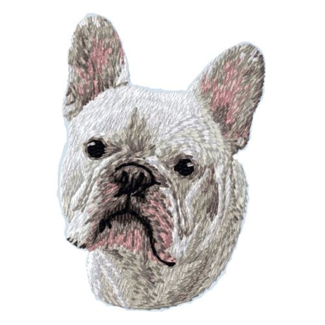 French Bulldog Frenchie Dog Embroidered Patches 3 Sizes Are Available ...