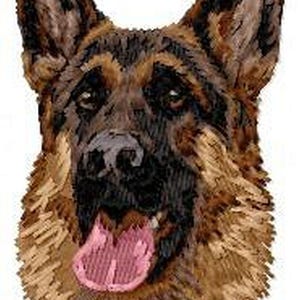 German Shepherd Dog GSD #173H Embroidered Patch Comes in 2" 3" and 4 ...