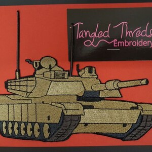 M1 Abrams Tank Embroidered Patch Comes in 2 Sizes Iron on or Sew On - Etsy