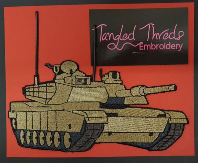 M1 Abrams Tank Embroidered Patch Comes in 2 Sizes Iron on or Sew On - Etsy