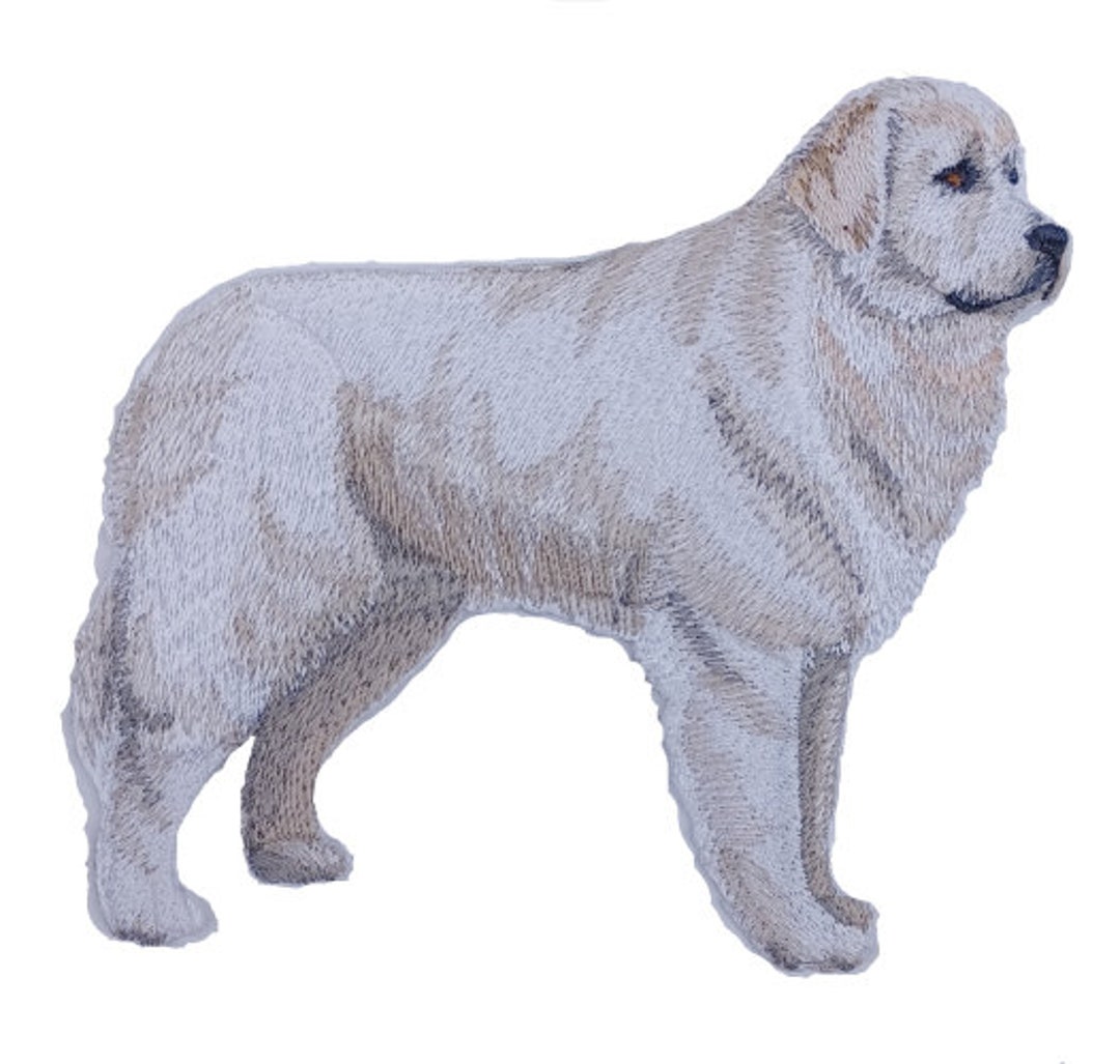 Pyrenees Dog Embroidered Patch - Sew on Applique - Etsy