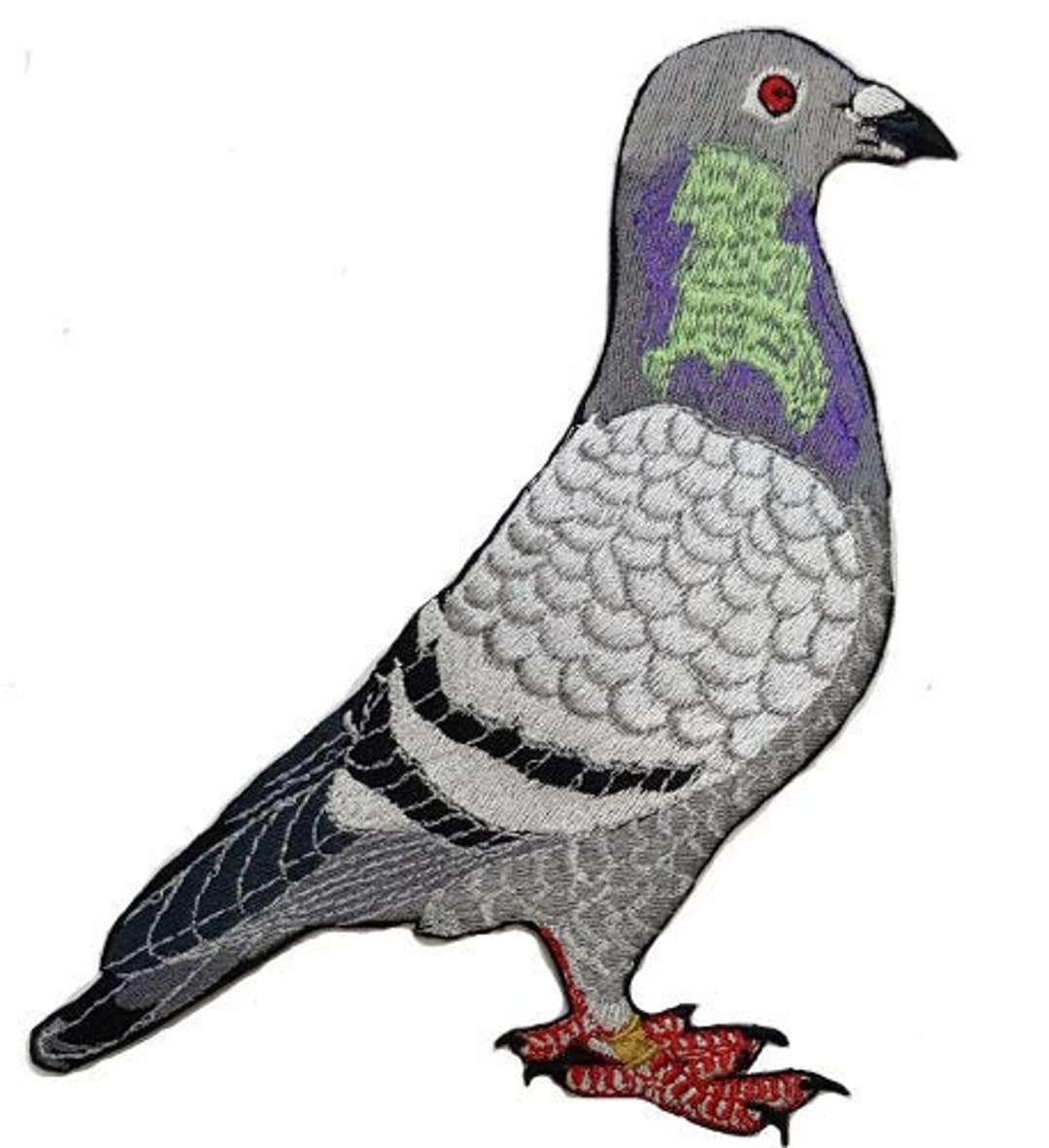 Pigeon, Bird, Dove Embroidered Patch Large & Small Sizes - Etsy