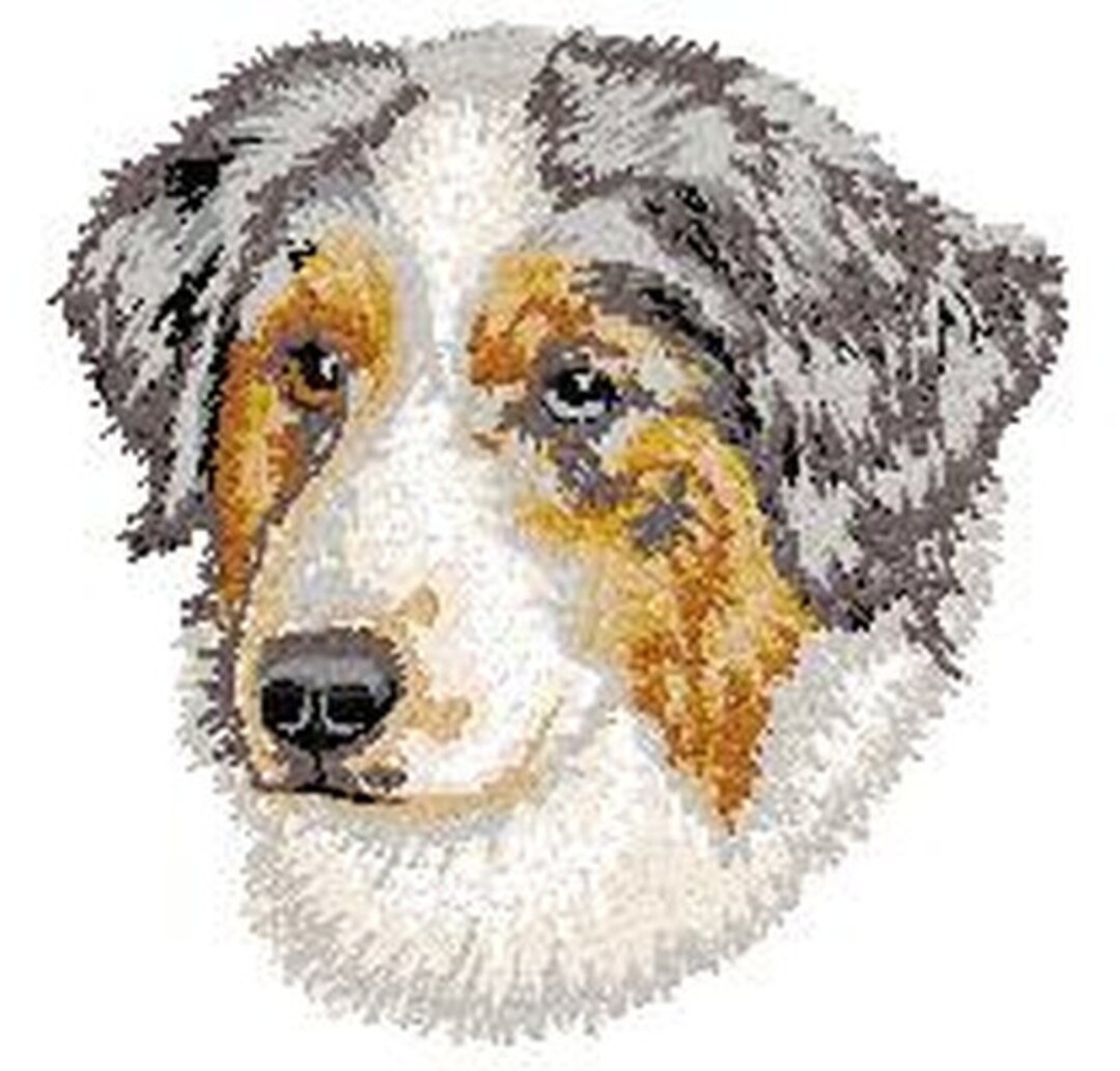 Australian Shepherd, Aussie Dog Embroidered Patches Comes in 2" 3" and ...