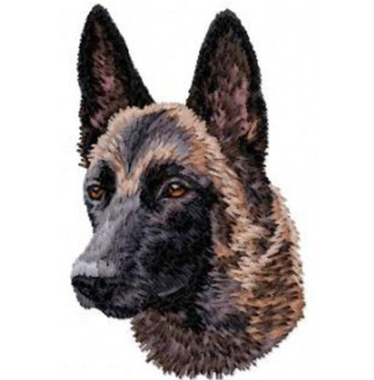 Malinois Shepherd Dog Embroidered Patches - Etsy