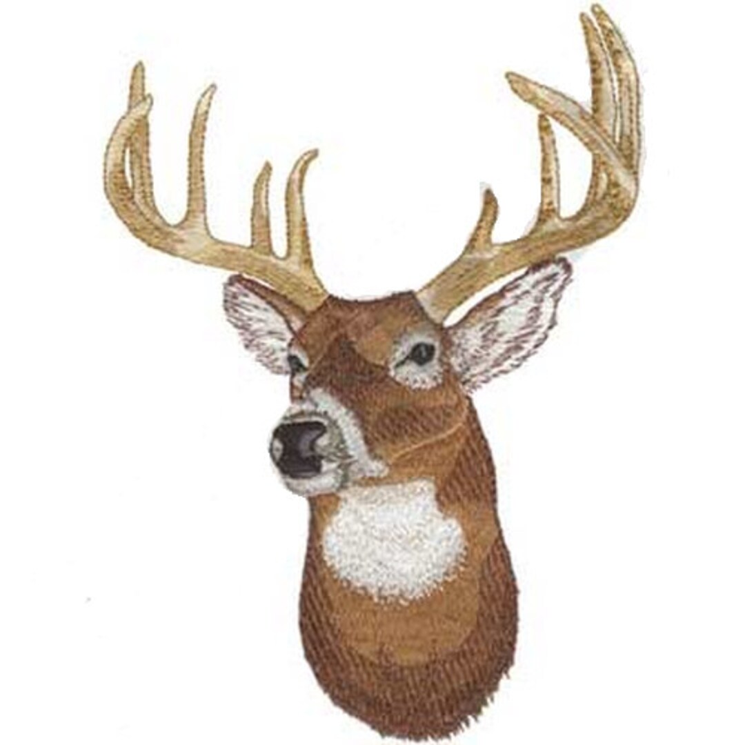 Whitetail Deer 554 Embroidered Patch 5.9x 8 Free USA Shipping - Etsy