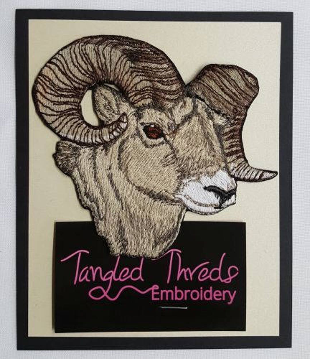 Ram, Sheep, Embroidered Patch 4.6" X 4" Iron on or Sew On - Etsy