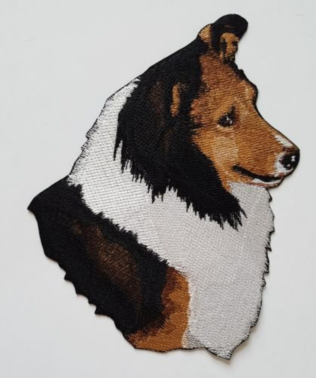 Sable Sheltie, Shetland Sheepdog Embroidered Patches Comes in 2 Sizes 2 ...
