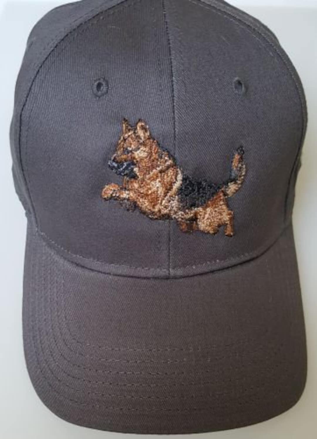 German Shepherd Dog GSD Jumping Embroidered Hat - Etsy
