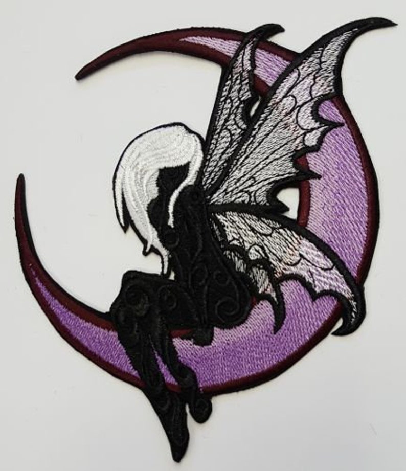 Fairy, Moon Fairy Embroidered Patch - Etsy