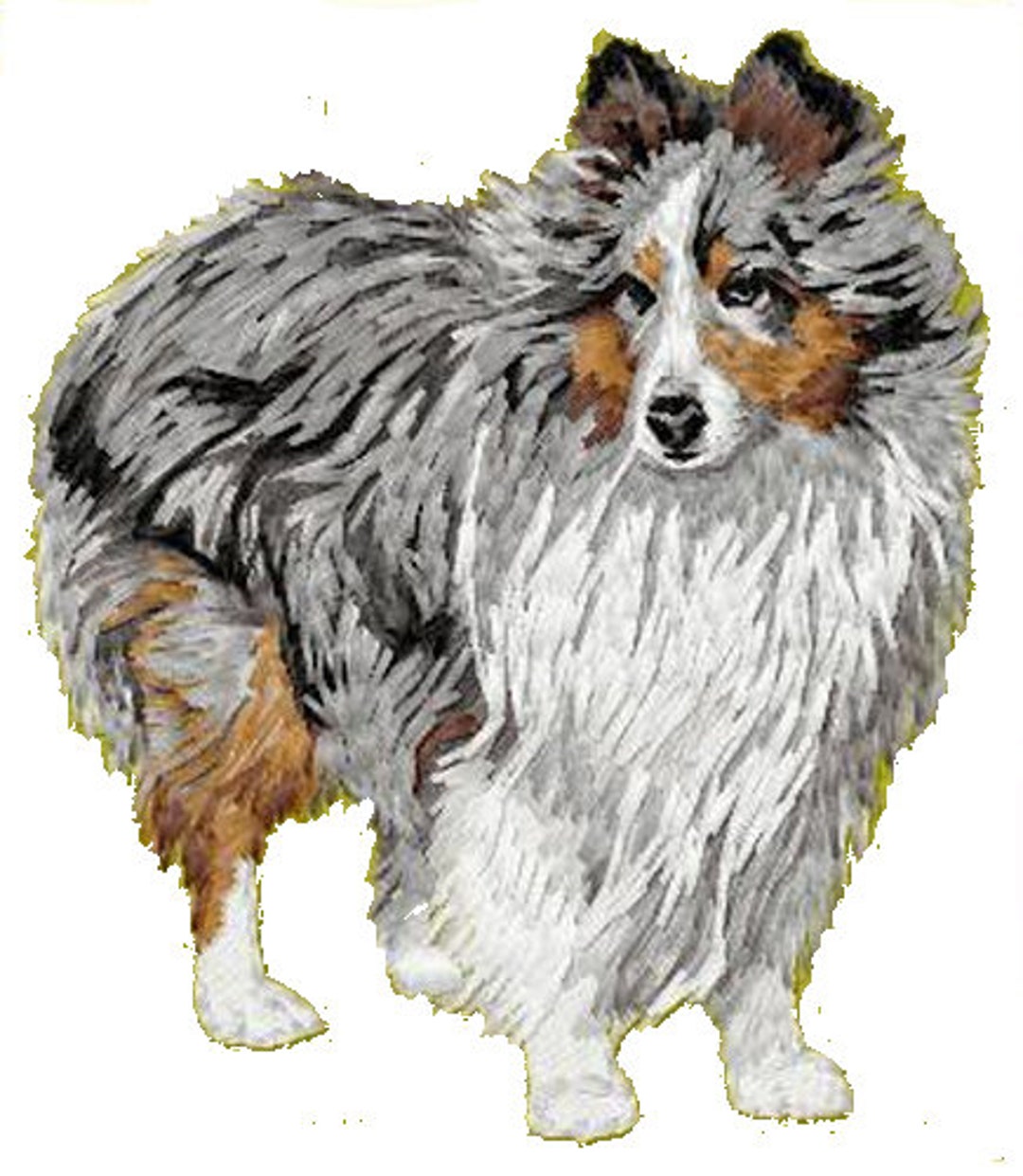 Shetland Sheepdog Sheltie Embroidered Patches - Etsy