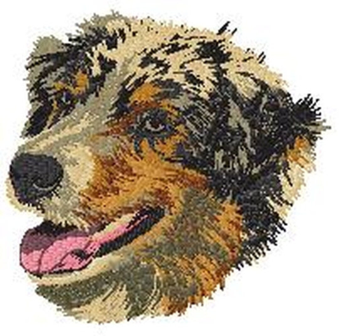 Australian Shepherd, Aussie Dog Embroidered Patches, Comes in 2" 3" and ...