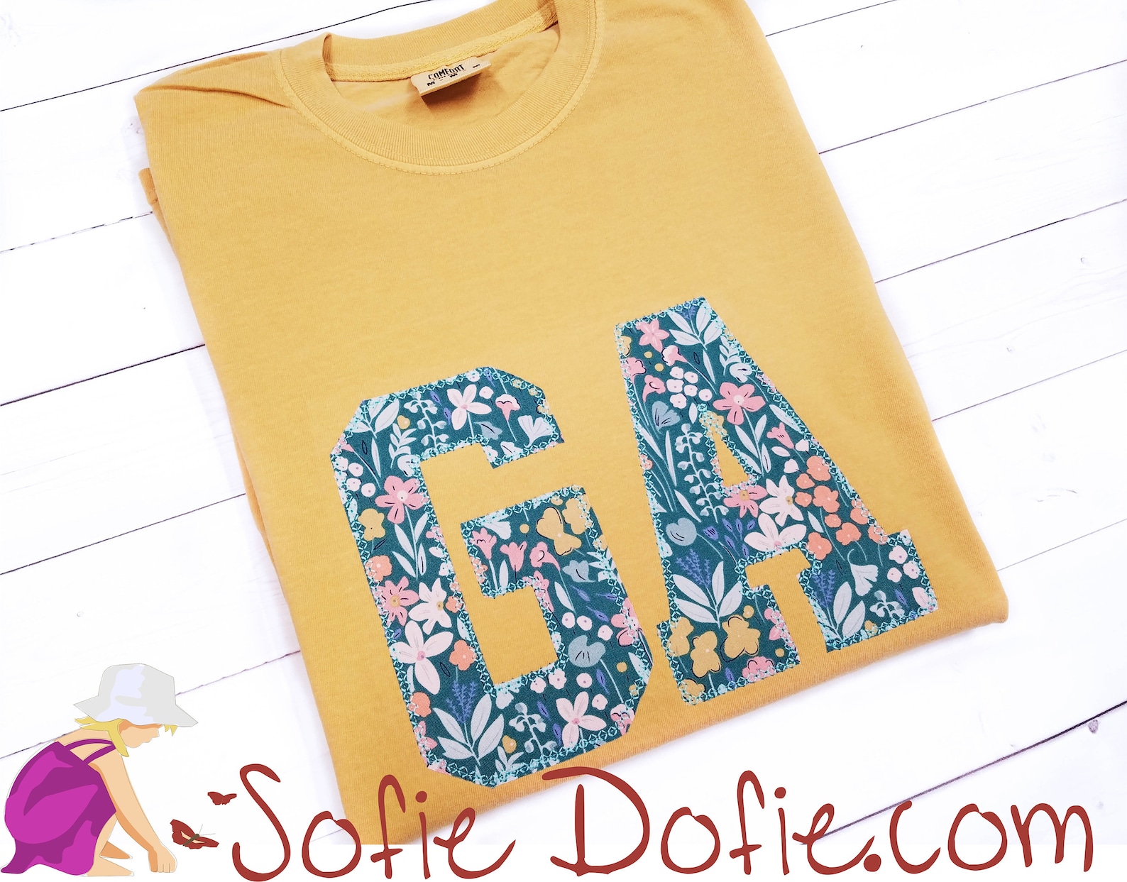 Custom State Abbreviation Shirt, Long Sleeve Shirt, Embroidered ...